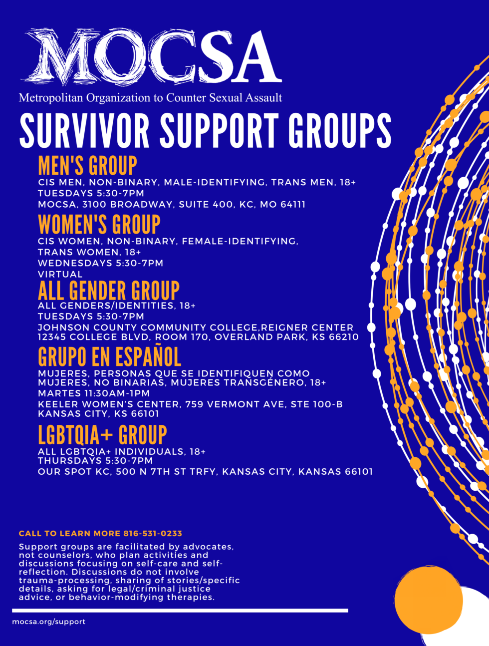 Support Groups - MOCSA